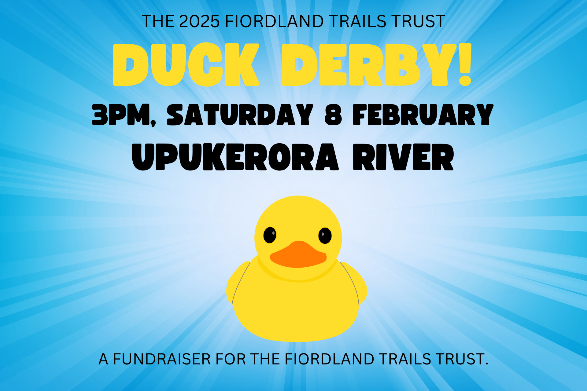 Quacker of a fundraiser - Fiordland Trails Trust